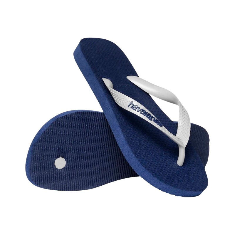 Havaianas Chancla Top Logo Azul Gris Hombre