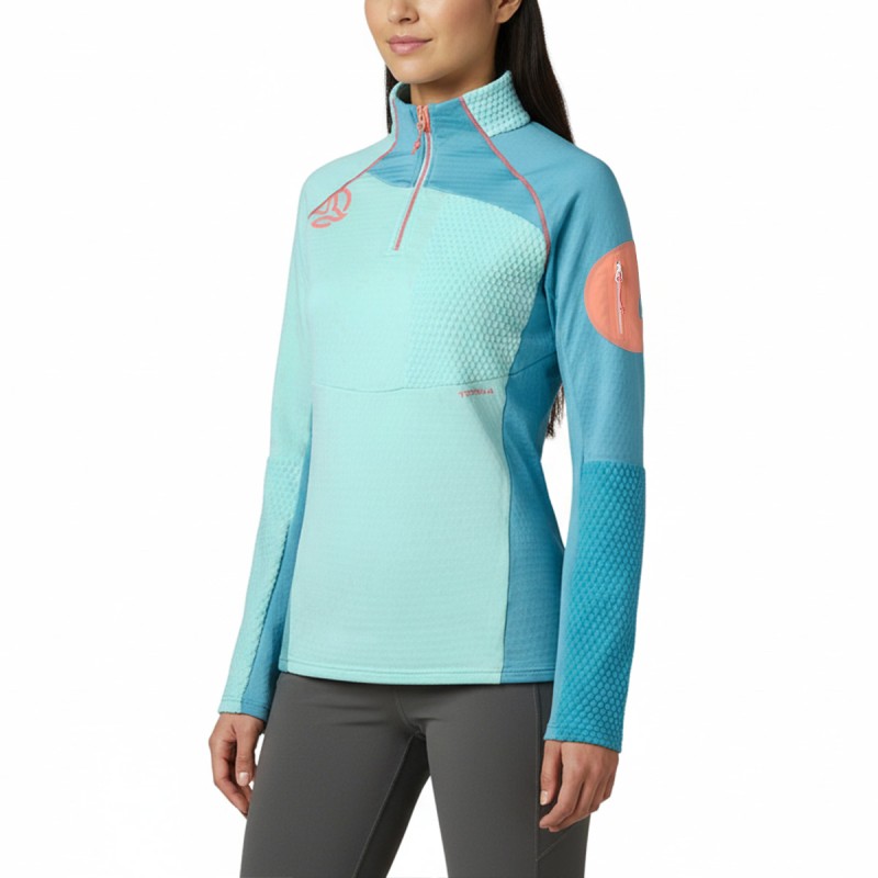 Ternua Pull Polar Ragger Azul Menta Light Mint Mujer