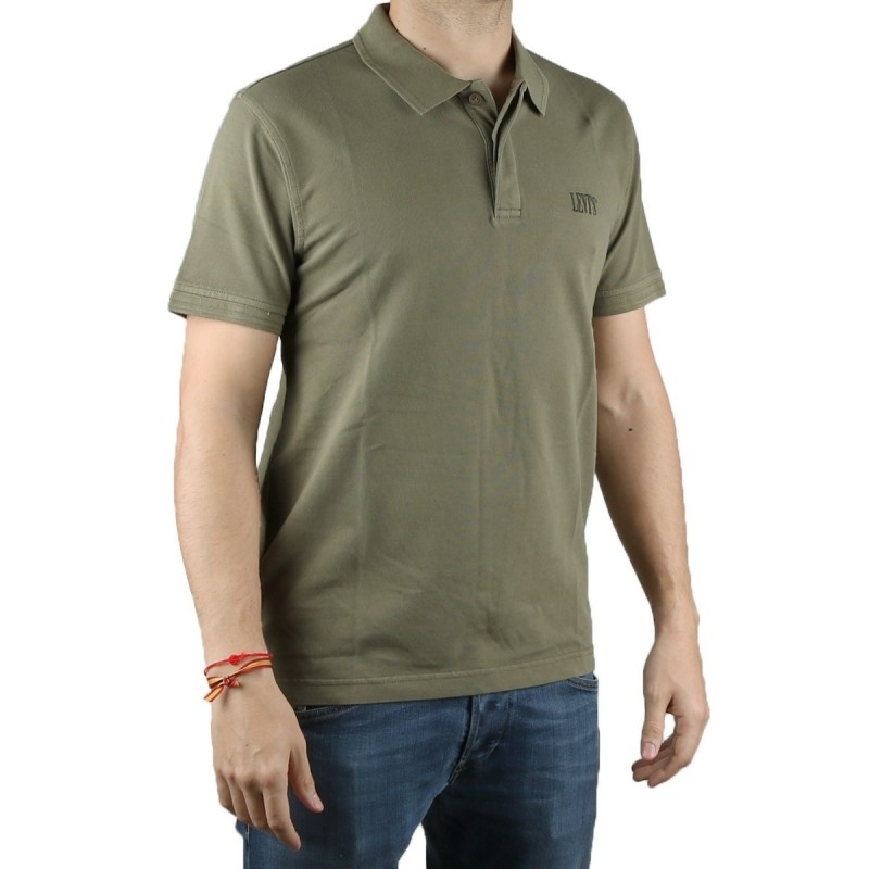Levis Polo The Authentic Logo Olive Night Kaki Hombre