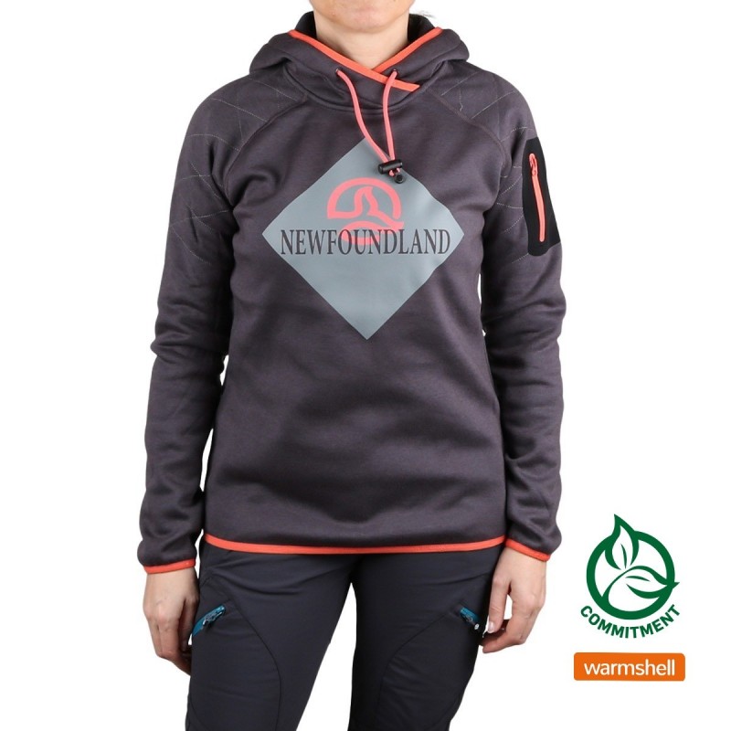 Ternua Sudadera MERANT D-Whales Grey Gris Mujer