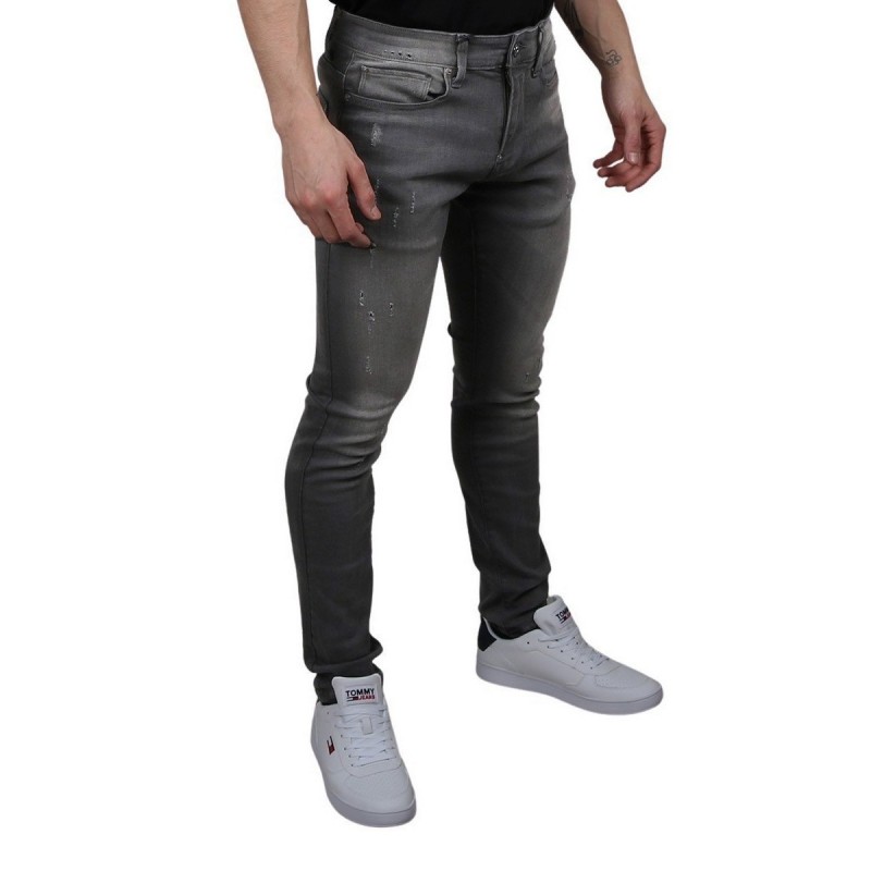 G-Star Jeans Revend Skinny LT Aged Destroy Grey Gris Roto Hombre