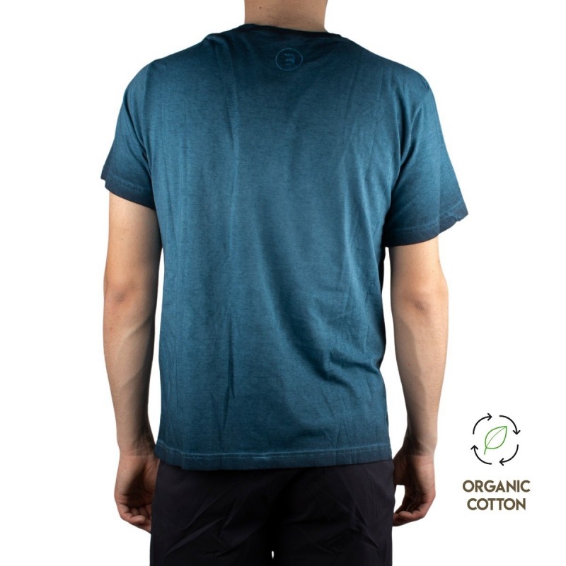 Trangoworld Camiseta ERAIZE Azul Desgastado Bulder Hombre