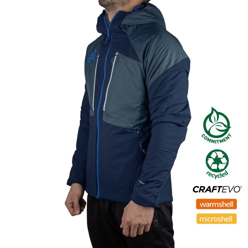 Ternua Chaqueta Kimo Blue Wing Teal Azul Hombre
