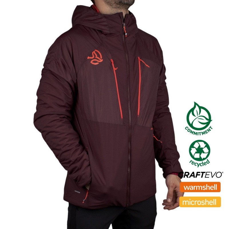 Ternua Chaqueta Kimo Rumba Red Granate Hombre