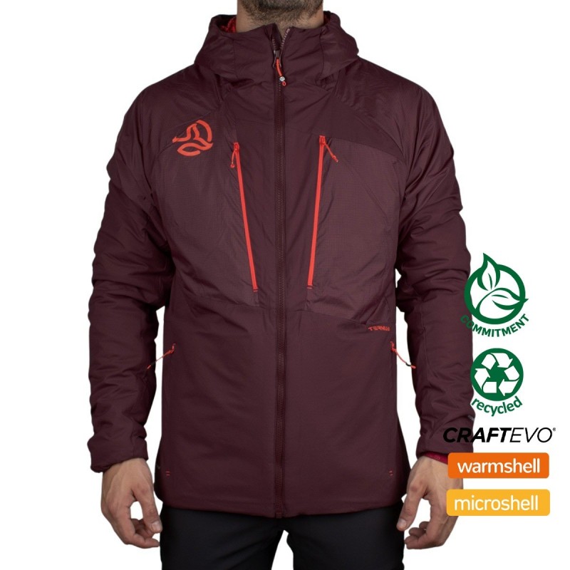 Ternua Chaqueta Kimo Rumba Red Granate Hombre