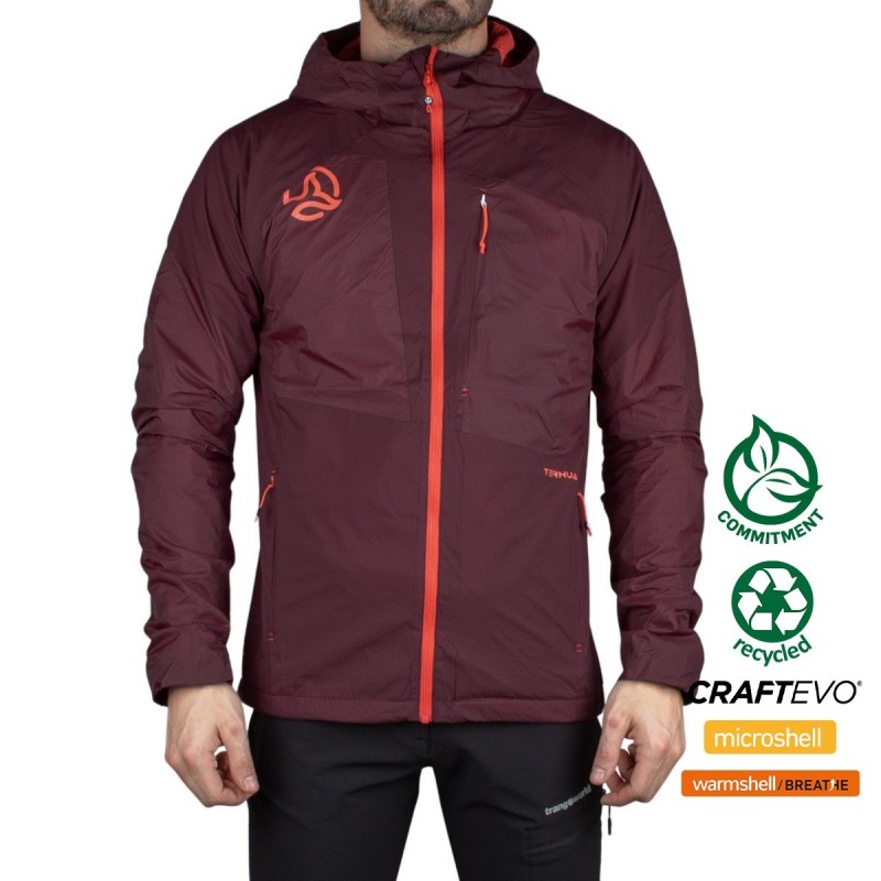 Ternua Chaqueta Kimo Lite Rumba Red Granate Hombre