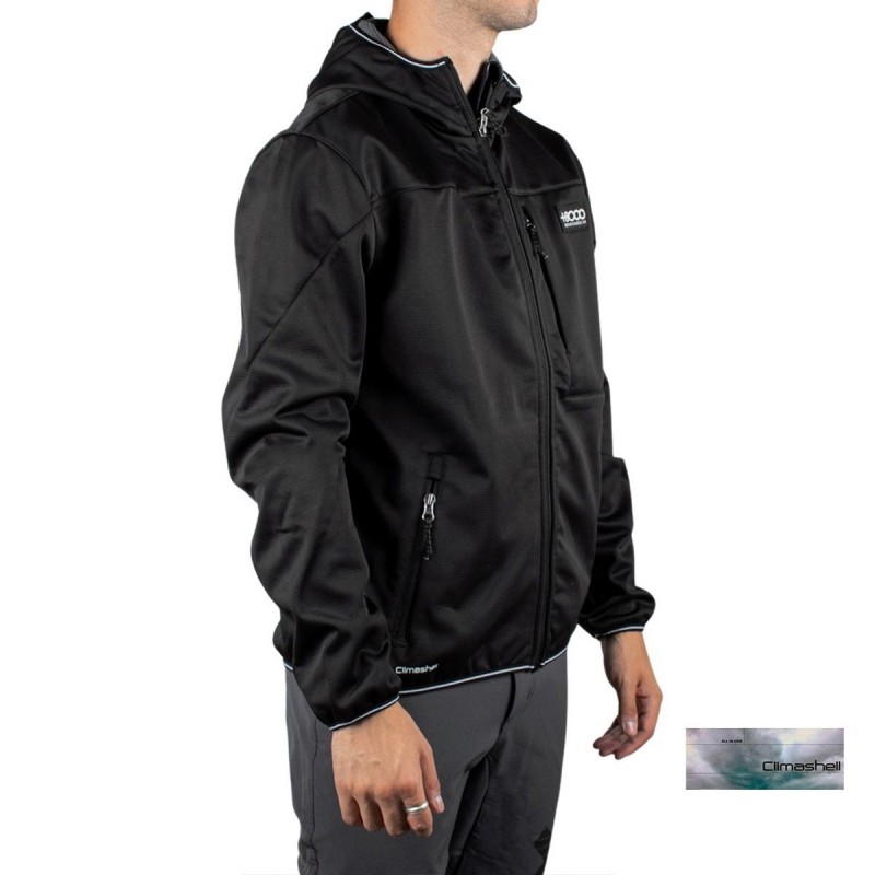 +8000 Softshell Quijo Oi22 Black Negro Hombre