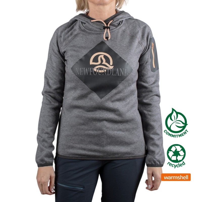 Ternua Sudadera Merant Pearl Grey Gris Nude Mujer