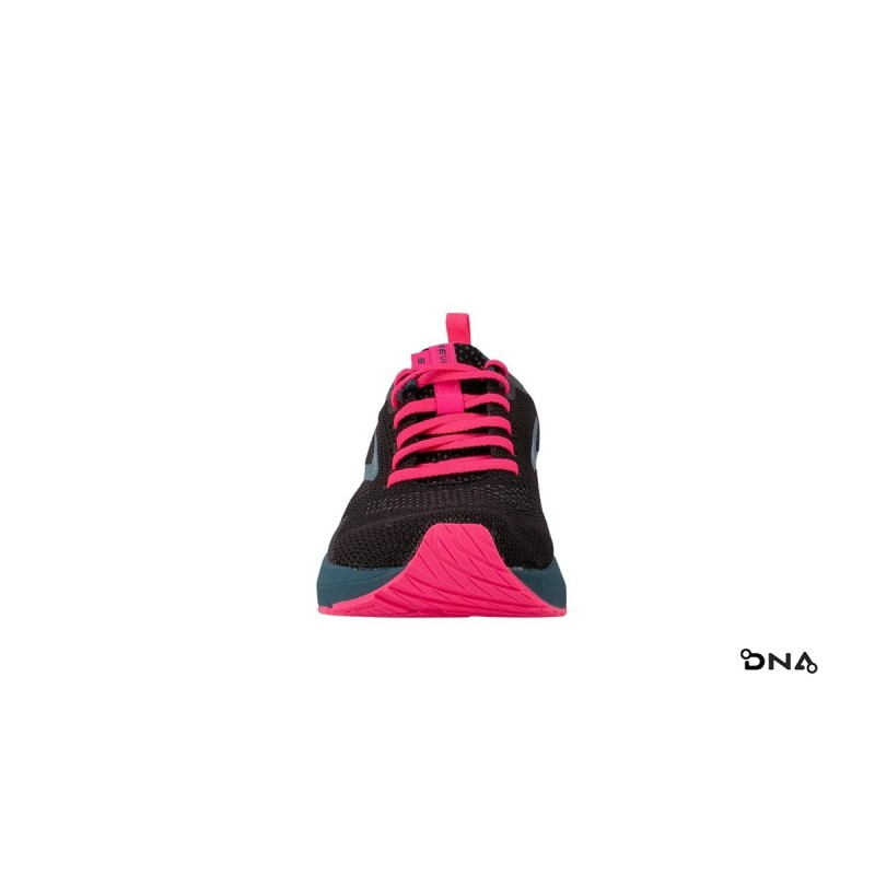 Brooks Zapatillas running Revel 5 Black Blue Pink Negras y Rosas Mujer