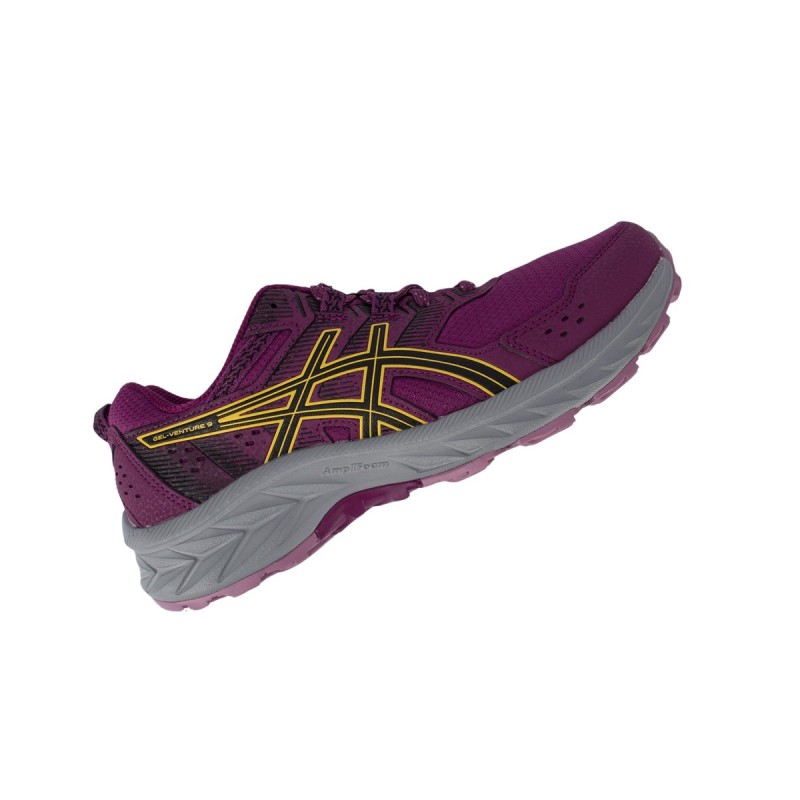Asics Zapatillas Gel-venture 9 Morado Amarillo Blackberry Black Mujer