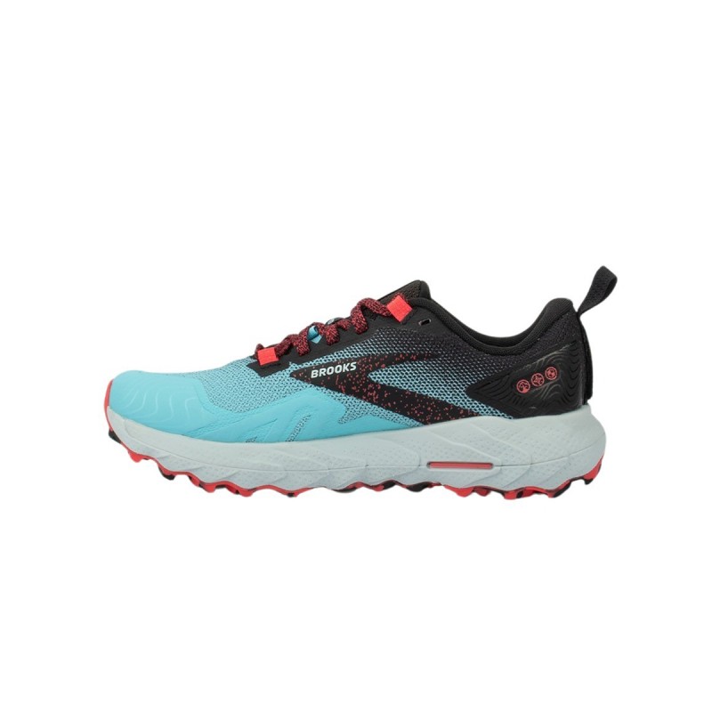 Brooks Zapatillas Cascadia 17 Azul Negra Bluefish Mujer