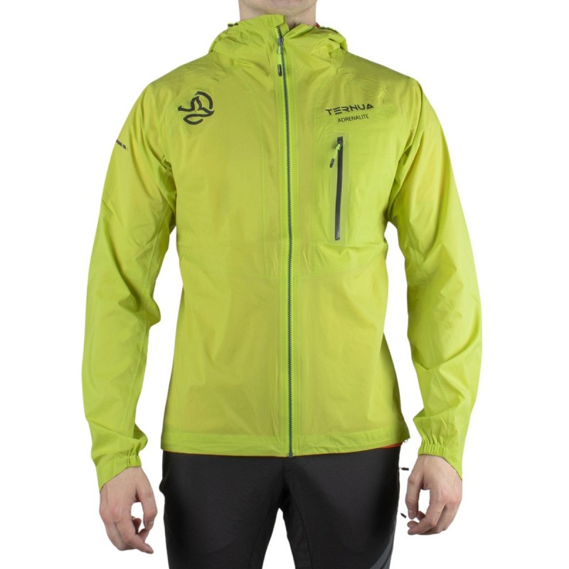 Ternua Chaqueta Impermeable Cyclone Verde Acid Lime Hombre
