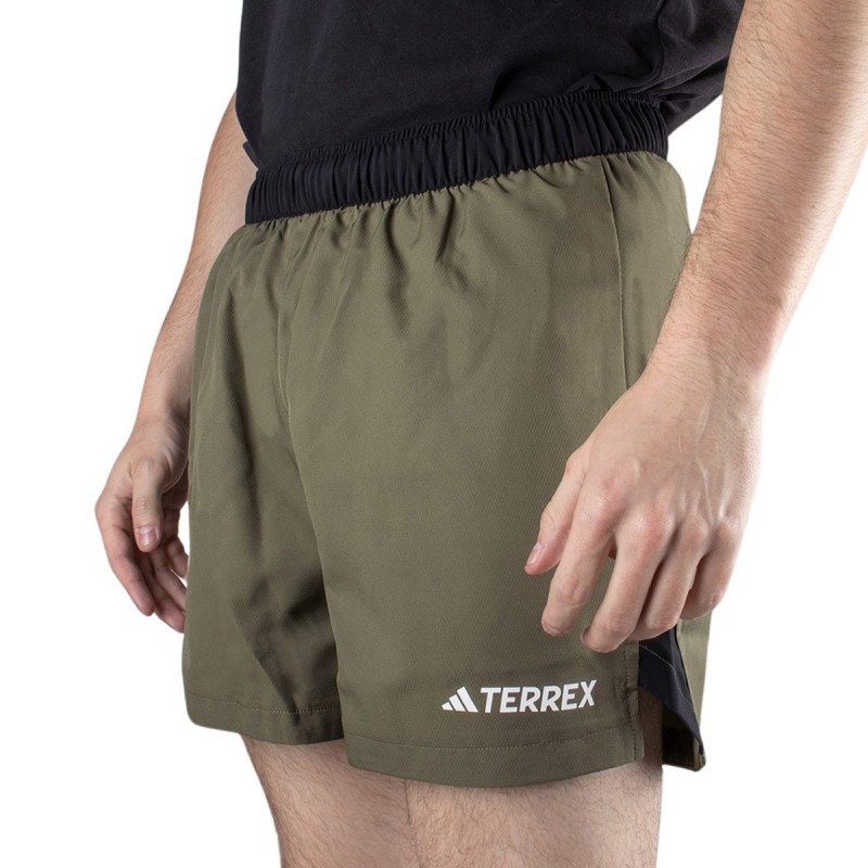 ADIDAS Pantalón Corto Terrex Multi Verde Oliver Strata Hombre