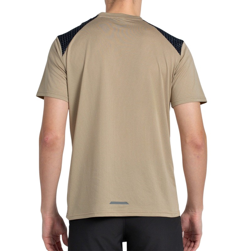 +8000 Camiseta Trubel 25V Beige Arena Tejido Bicolor Hombre