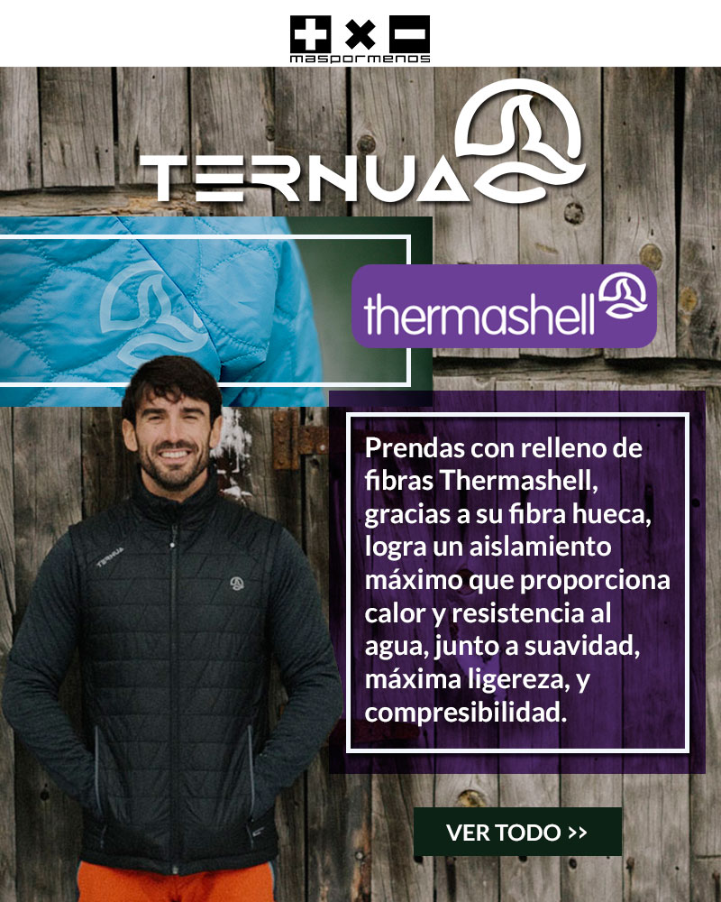 Novedades Ternua con tecnología Thermashell para combatir al frío
